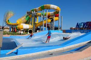 The height design principle of water park slides - Longmatic Industry
